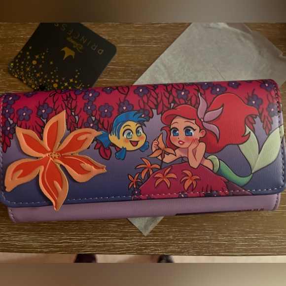 Disney | Bags | Disney Princess Bioworld Little Mermaid Wallet | Poshmark